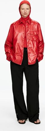 Arket Overshirt Aus Nylon -Rot