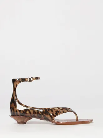 Chlo&eacute; Sandales tongs Jelly en PVC avec motif &eacute;caille de tortue et bride