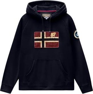Napapijri Hoodie droit brod&eacute; &agrave; capuche