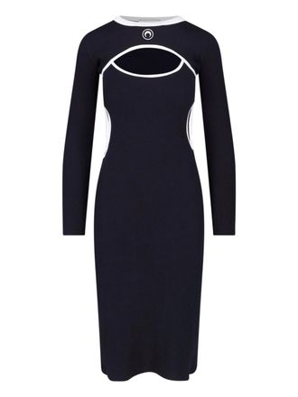 Marine Serre Midi Cut-Out Dress
