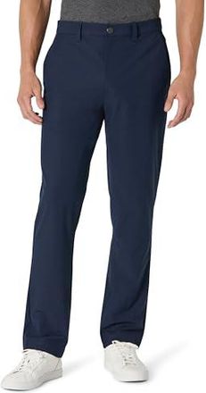 Amazon Essentials Pantalon de Voyage Extensible Coupe Classique Homme, Bleu Marine, 34W / 28L