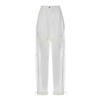 Pinko Gerade Hose - - Trousers - Damen - Wei&szlig; - L