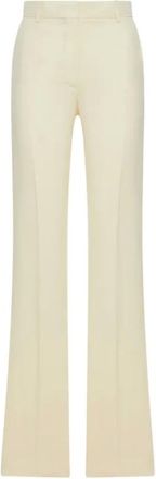 Sportmax Femme, Pantalons, Beige, Taille: 38 FR Spxfragol 206 Wide Pantalons