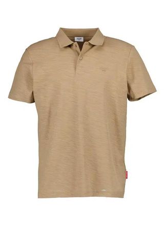 Joop Herren Polo-Shirt braun Baumwoll-Jersey