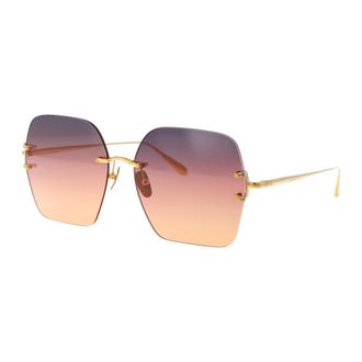 Linda Farrow Femme, Accessoires, Jaune, Taille: 69 MM Lunettes de Soleil Carina &Eacute;l&eacute;gantes pour l&Eacute;t&eacute;