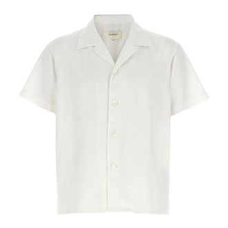 Second/Layer Avenue Lyocell Bowling Shirt - - Shirts - Herren - Wei&szlig; - 2XL