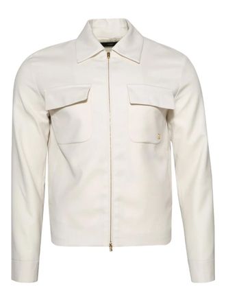 Amiri Jacke mit Klappentasche - Wei&szlig;