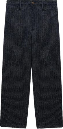 Séfr pantalon à coupe ample - Bleu