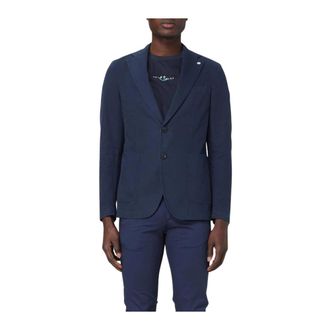 Manuel Ritz Patch Pocket Blazer - - Jackets - Herren - Blau - XL