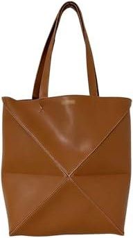 Generic Sac cabas pour femme, sac &agrave; main en cuir pour femme - Sac bandouli&egrave;re puzzle tendance - Sac puzzle pliable - Sac cabas g&eacute;om&eacute;trique - Port multiple