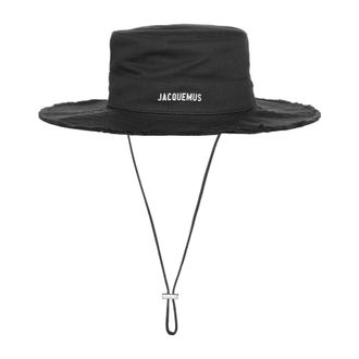 Jacquemus Homme, Accessoires, Noir, Taille: 58 CM Artichaut Bucket Hat