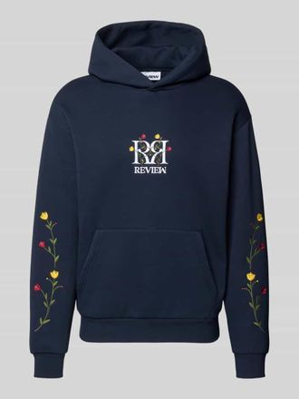Review Regular Fit Hoodie mit Logo-Stitching