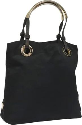 Prada Pre-owned Nylon sacs-main - Femme - Pre-owned - Noir - Taille: ONE Size