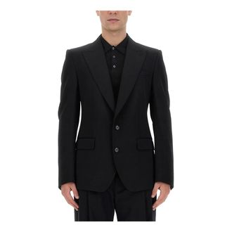 Dolce & Gabbana Homme, Vestes, Noir, Taille: L Veste Crois&eacute;e