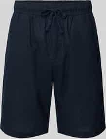 Mc Neal Shorts aus Leinen-Baumwoll-Mix mit Gesäßtasche