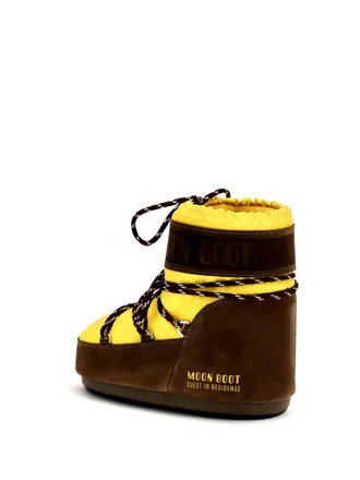 Moon Boot Womens Low Boots Icon Sunflower-Cocoa Upper: Polyester Sunflower/cocoa