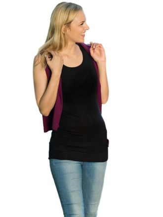 Engel Natur Damen Longshirt, Wolle und Seide, 2 Farben (38/40, Schwarz)