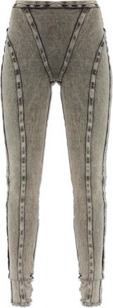 Charlotte Knowles Knwls, Femme, Pantalons, Gris, Taille: 40 FR Scuba Leggings