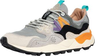 Flower Mountain Yamano Wildleder-Sneaker, Wei&szlig;