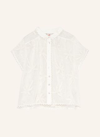 Farm Rio Farm Rio Hemdbluse White Palm Trees weiss