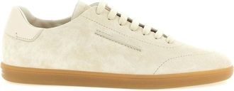 Ermenegildo Zegna Homme, Chaussures, Beige, Taille: 42 EU 232 Suede Baskets