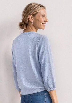 Street One Langarmshirt mit Tunnelzug am Saum