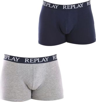 Replay Homme, Sous-vêtements, Multicolore, Taille: XL Boxer en coton élastique confortable