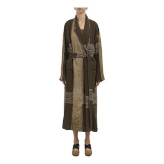 Uma Wang UMA Wang - Manteau Cicero - Femme - Robes - Brun - Taille: 38 FR