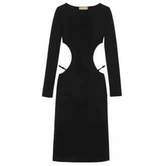 Gucci Crystal G Square Midikleid - - Dresses - Damen - Schwarzk - M
