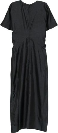 SOEUR Soeur, Femme, Robes, Noir, Taille: 38 FR Ella Draped Silk Dress