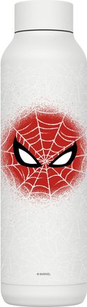 Quokka Thermosflasche, Edelstahl, einfarbig, Wei&szlig;, 630 ml, Spider-Man