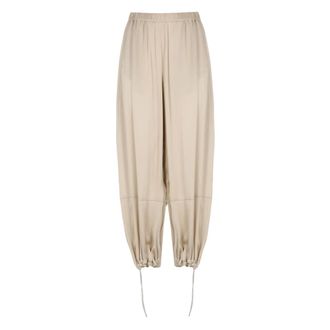Fabiana Filippi Femme, Pantalons, Beige, Taille: 34 FR Wide Pantalons