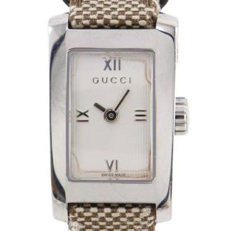 Gucci Montre Vintage Pre-owned - Femme - Pre-owned - Blanc - Taille: ONE Size
