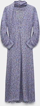 Dorothee Schumacher Midi-Kleid aus gehämmertem Satin