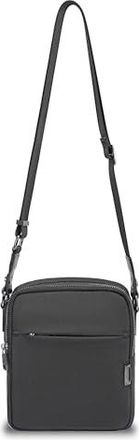 David Jones Sac porté travers Homme - Sacoche Bandoulière Textile - Taille Petite - Ville Travail Pratique Sortie weekend Voyage