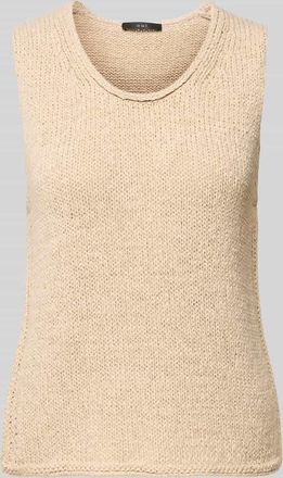 Oui Stricktop mit Rundhalsausschnitt