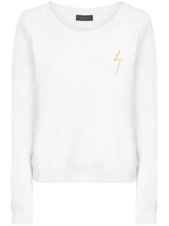 Giuseppe Zanotti sweat Hanane &agrave; motif brod&eacute; - Blanc