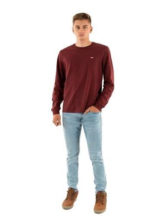 Levi's T-Shirt Ls Original HM pour Homme, Tawny Port, XL