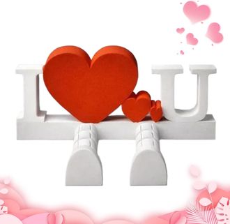 Generic Multi Gelenk in Herzform - Niedliche Sammlerfiguren, Valentinstagsset, Miniaturfiguren mit herzf&ouml;rmigen Details | Home Bibliothek