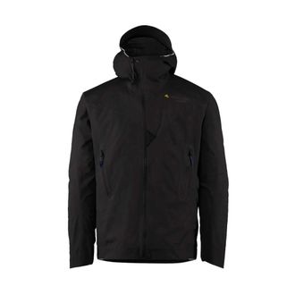 Kl&auml;ttermusen Wasserdichte Kapuzenjacke f&uuml;r M&auml;nner - - Sport - Herren - Schwarzk - M