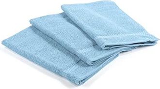 Caleffi 2-teiliges Handtuchset 100% Baumwolle Frottee - 1 Handtuch 50x100 cm + 1 G&auml;stetuch 40x60 cm, Weich & Saugf&auml;hig