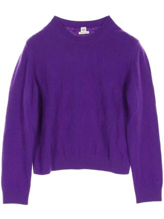 Hermès pull à logo H (années 2010) - Violet
