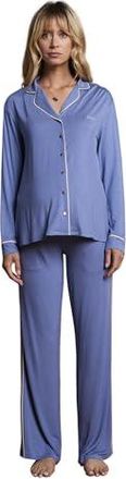 Envie de Fraise Pyjama Grossesse et Allaitement Bleu Glacier 38/40