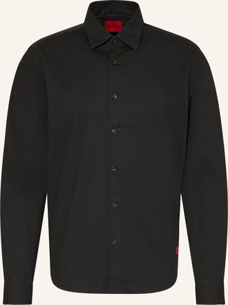 HUGO BOSS Hugo Hemd Ermo Slim Fit schwarz