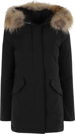 Woolrich Femme, Manteaux, Noir, Taille: 44 FR Luxury Arctic Raccoon Parka