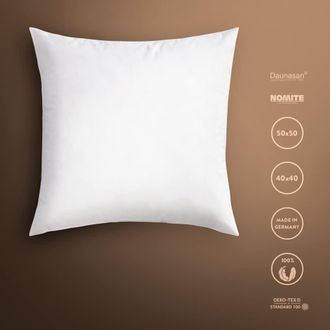 ESTELLA Kissen Elegance | Weiss | 50x50 cm | nat&uuml;rliche F&uuml;llung