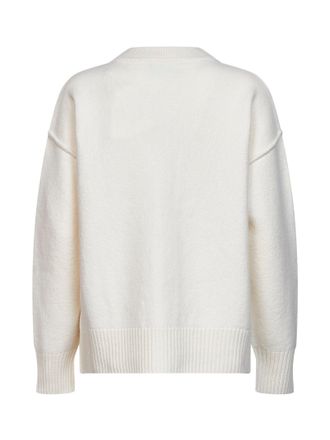 Ami Womens Cardigan Ami De Coeur Ivory Wool Silk Cardigans Sweater