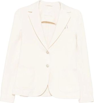 Circolo 1901 Femme, Vestes, Blanc, Taille: 44 FR Blazer crois&eacute;