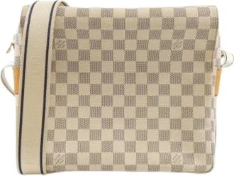Louis Vuitton unisex, Pre-owned, Beige, Taille: ONE Size Sac bandoulière Naviglio Damier Azur Pre-owned