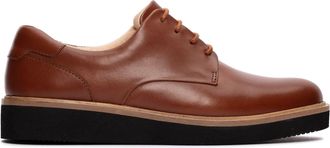 Clarks Baille Schn&uuml;rschuhe aus Leder, Standard-Passform, Gr&ouml;&szlig;e 39, Schwarz, Schwarz, 39.5 EU